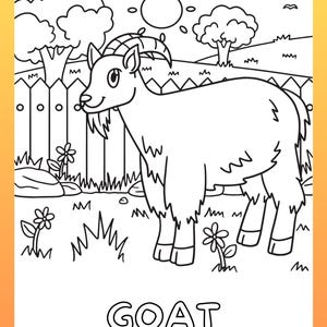 Farm Animals Coloring Pages for Kids –26 Printable, Fun & Educational ...