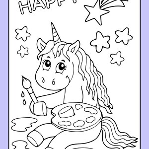Printable Unicorn Coloring Pages for Kids 23 PDF Designs Fun, Creative ...