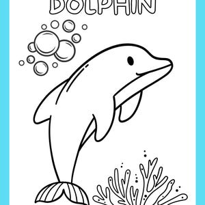 Sea Animals Coloring Pages for Kids –24 Printable, Fun & Educational ...