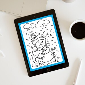 Winter Coloring Pages for Kids 21 Printable, Fun & Cozy Holiday ...