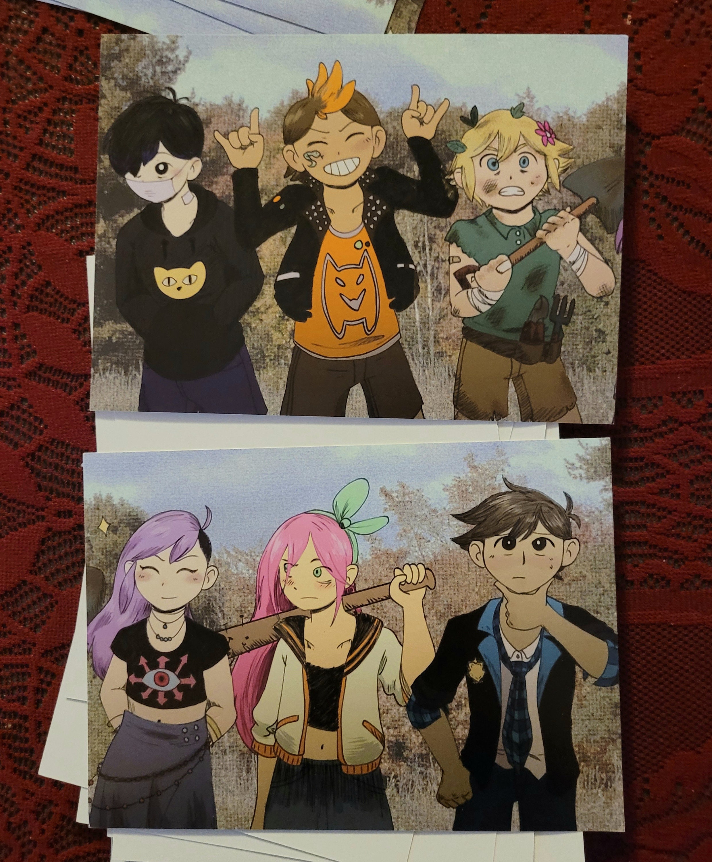 OMORI Hooligan Party Postcard Print Set - Etsy