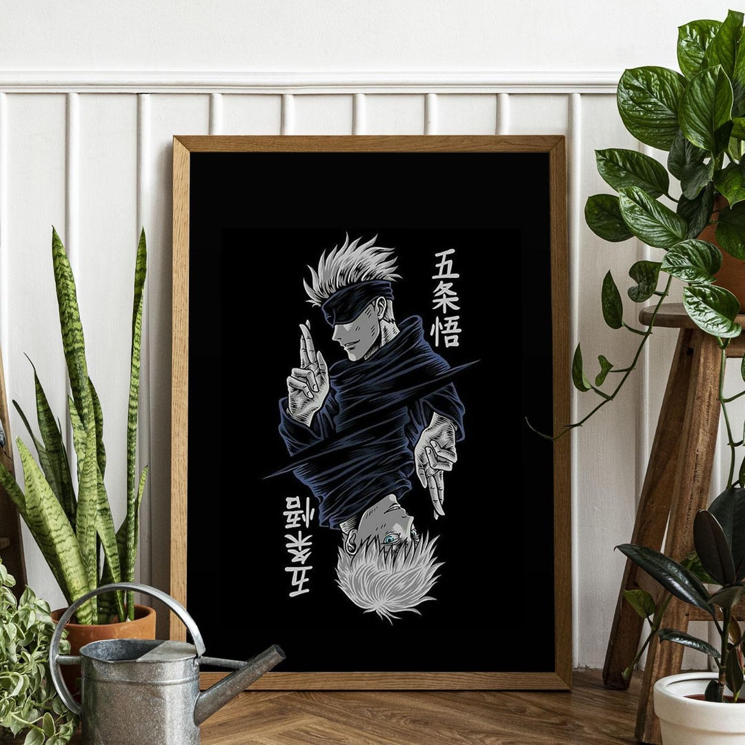 Jujutsu Kaisen Manga Prints - Anime Gift - Manga Gift - Gojo Satrou ...