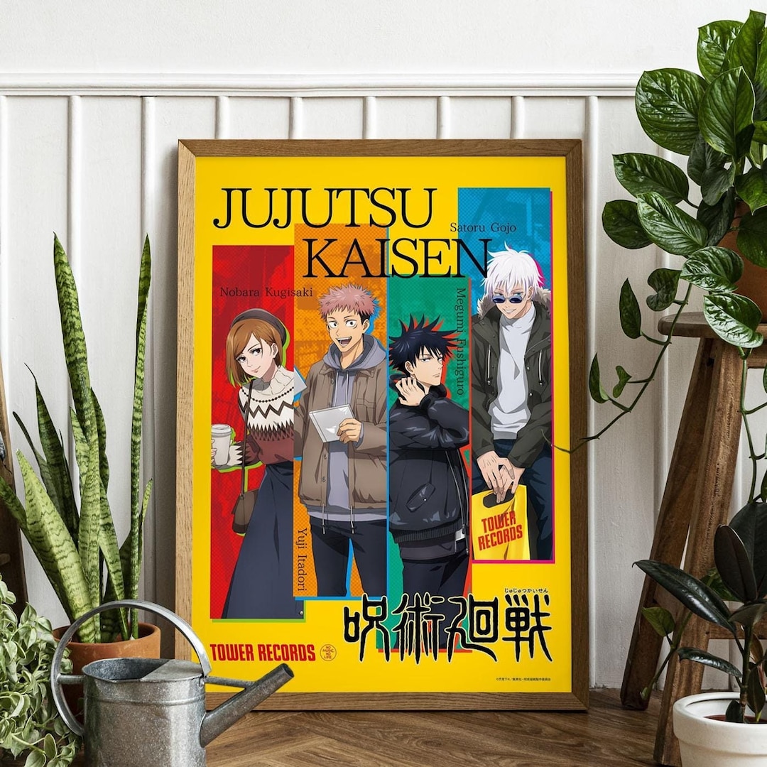 Jujutsu Kaisen Manga Prints - Anime Gift - Manga Gift - Gojo Satrou ...