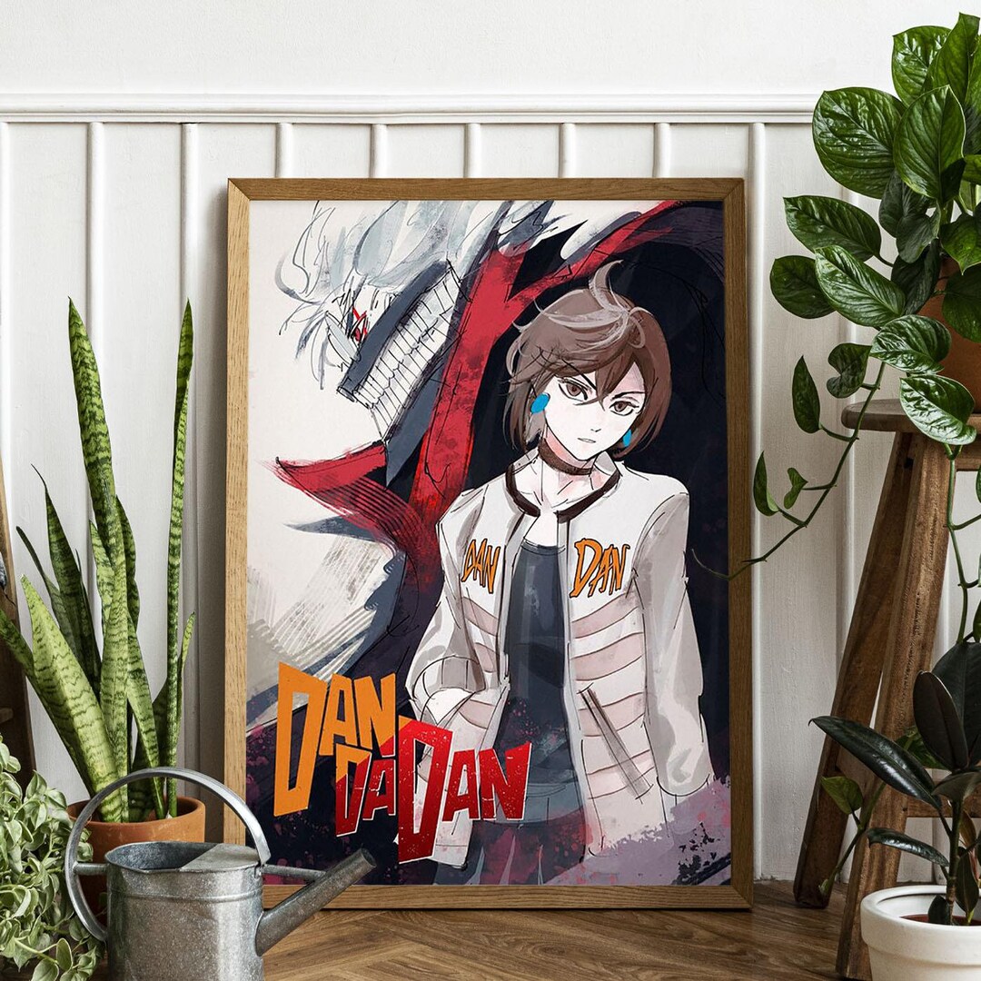 Dandadan Collage Style Poster, Anime Gift, Neon Wall Art, Anime Decor ...
