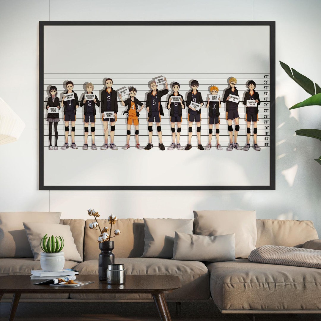 Haikyuu Poster, Haikyuu Anime Wall Poster Print, Shoyo Hinata Wall Art ...