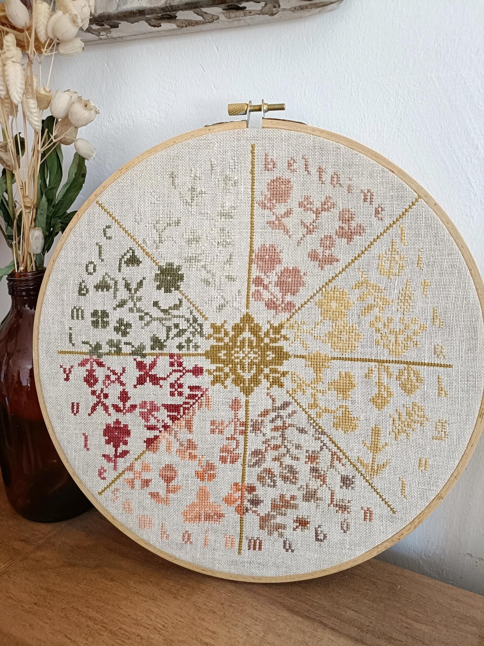 Pagan Cross Stitch Patterns -the Wheel - Wheel of the Year Collection ...