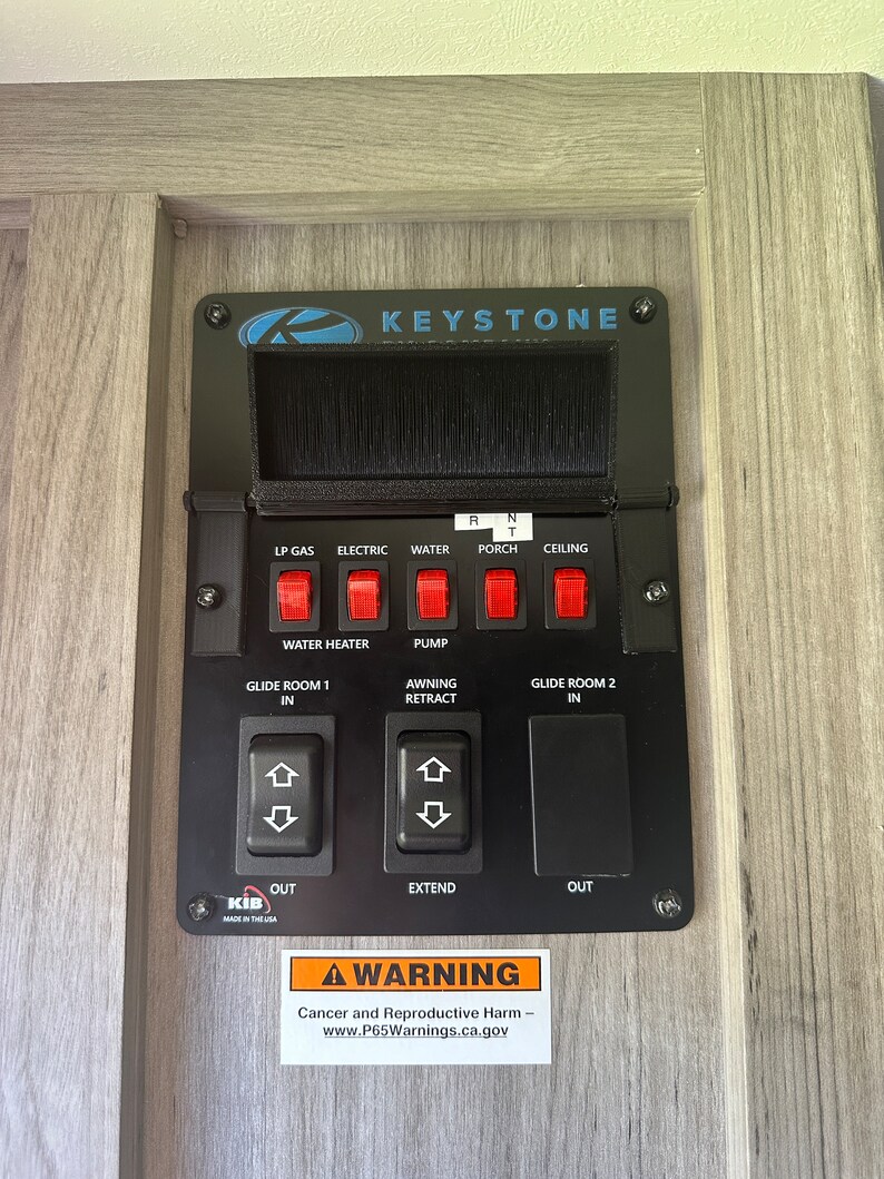 RV Control Panel Light Switch Cover - Etsy Australia