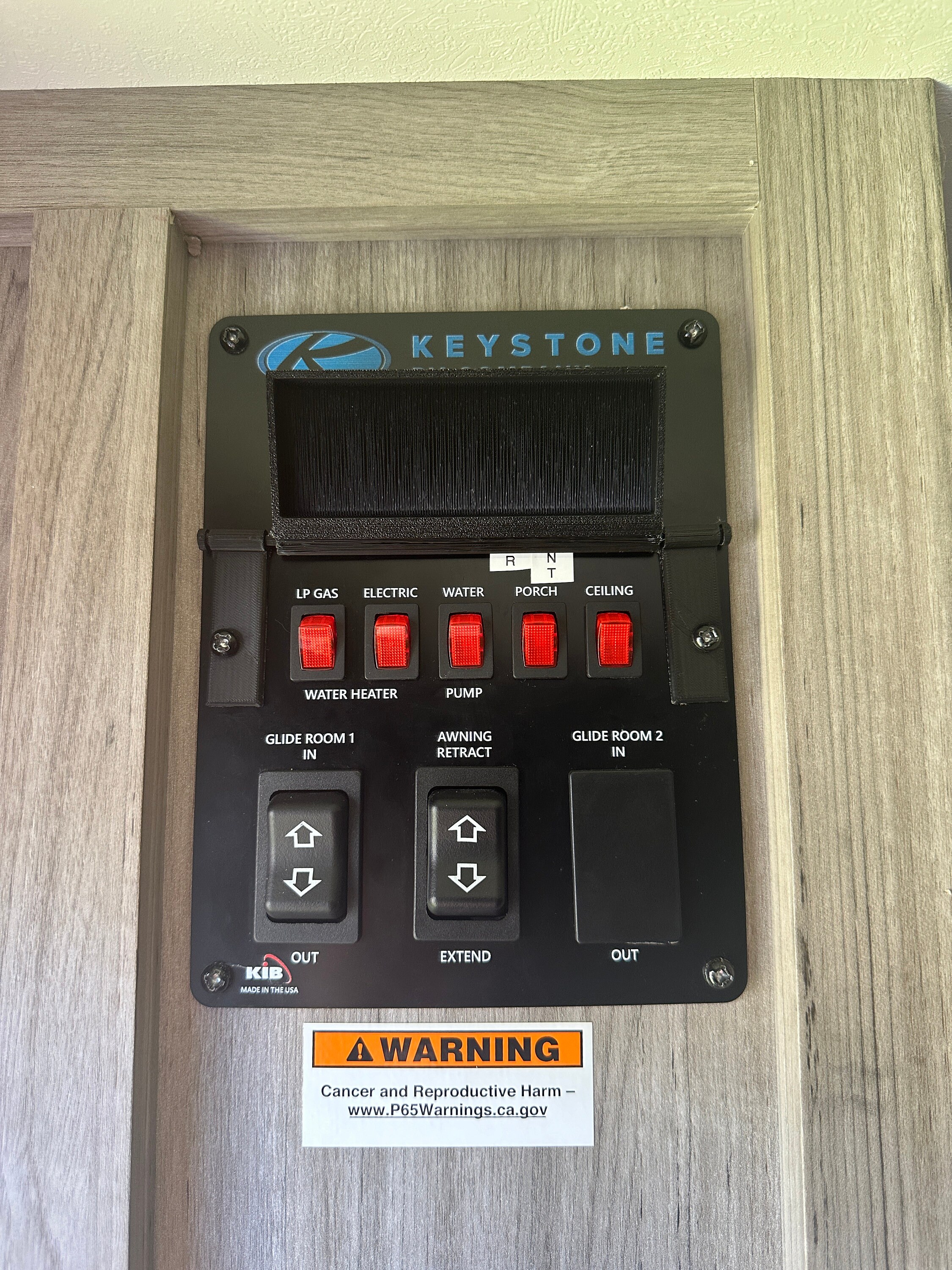 Rv Control Panel Light Switch Cover Etsy