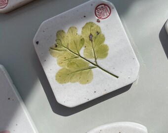 Handmade Botanical Print Ceramic Fridge Magnet - Etsy