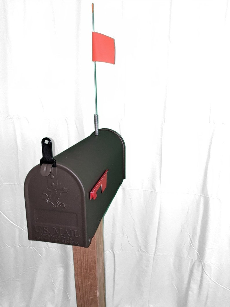 Flag-up Mailbox Kit, Mailbox Flag, Flag Mailbox, Rural Mailbox ...