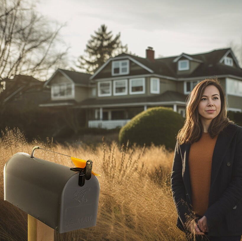 Flag-up Mailbox Kit, Mailbox Flag, Flag Mailbox, Rural Mailbox ...