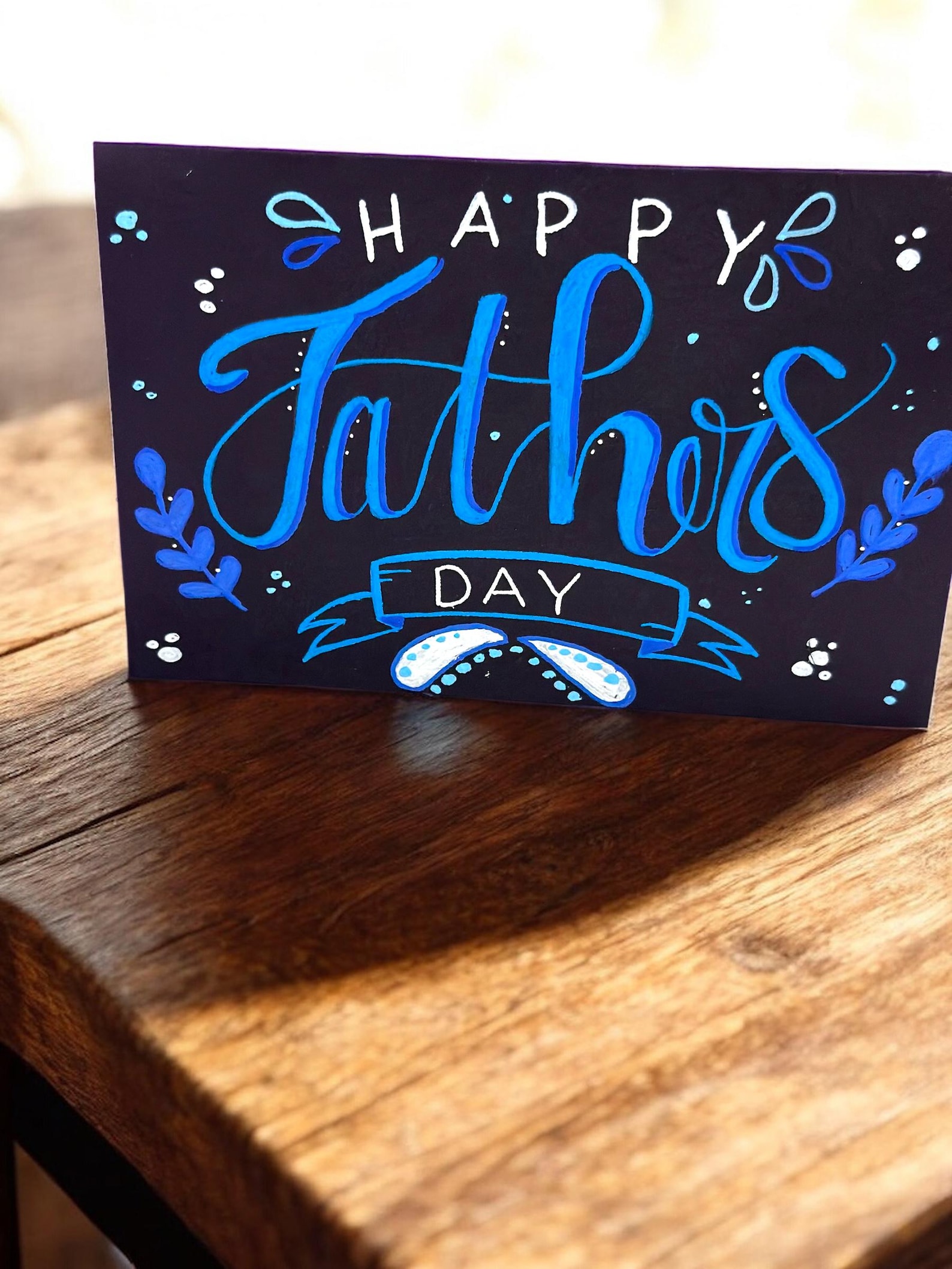 Personalized Father’s Day Card – Hand-drawn & Hand-lettered – Custom ...