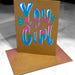 You Go Girl! Card - Etsy