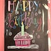 Chalkboard Style Birthday Card - CUSTOMIZABLE/PERSONIZED - Handmade ...