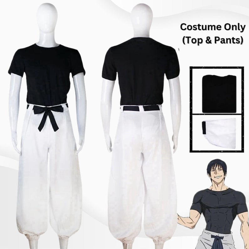 Buy Toji Fushiguro Full Costume Set unique Anime Cosplay, Season 2 ...