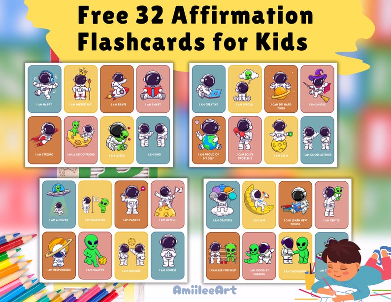 Astronaut Coloring Pages, Coloring Pages for Kids, Free 32 Affirmation ...