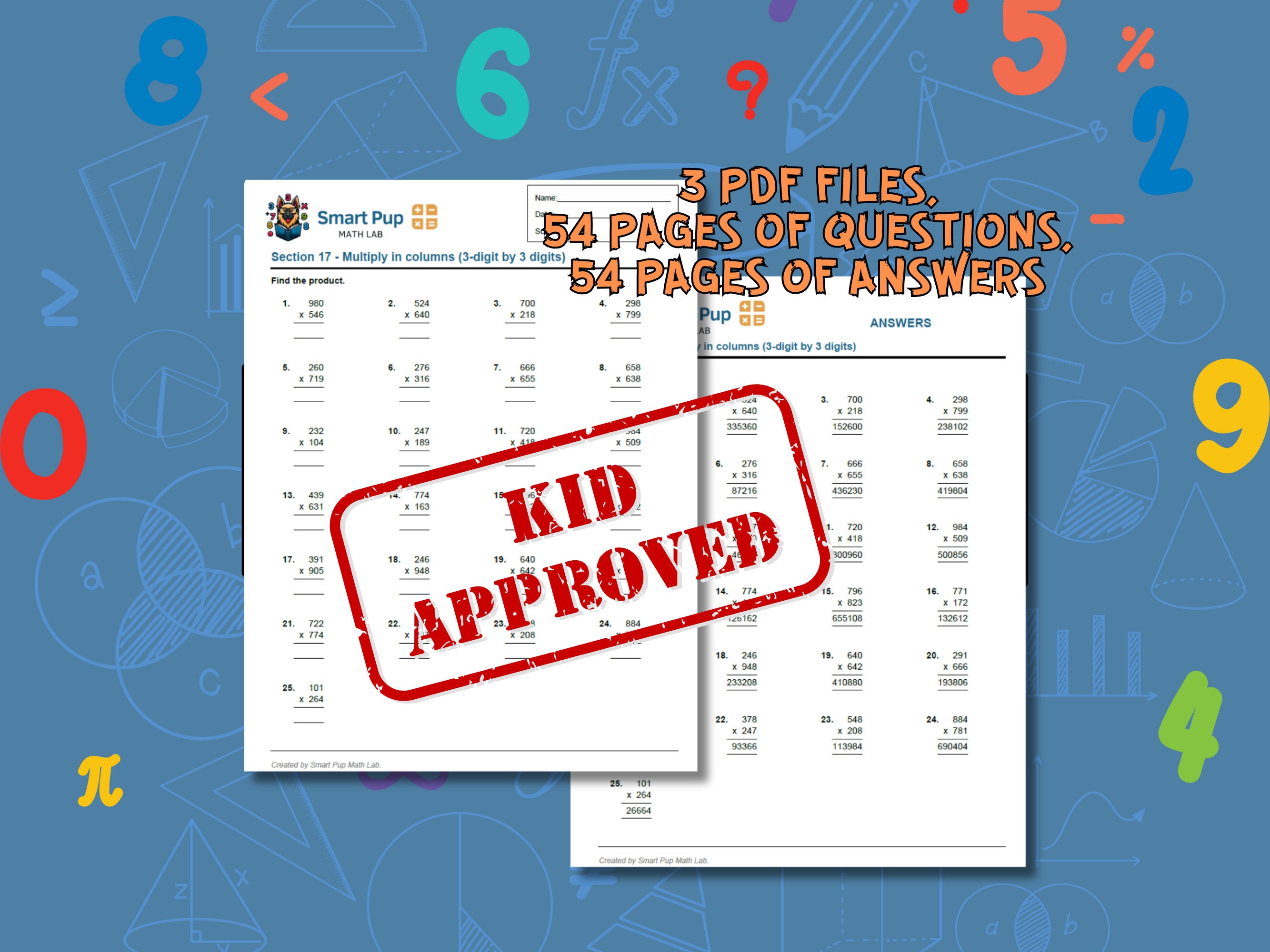 54 Multiplication Worksheets That Are Printable, Multiplication for ...