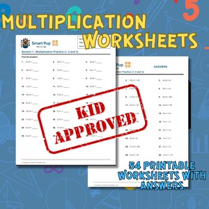 54 Multiplication Worksheets That Are Printable, Multiplication for ...