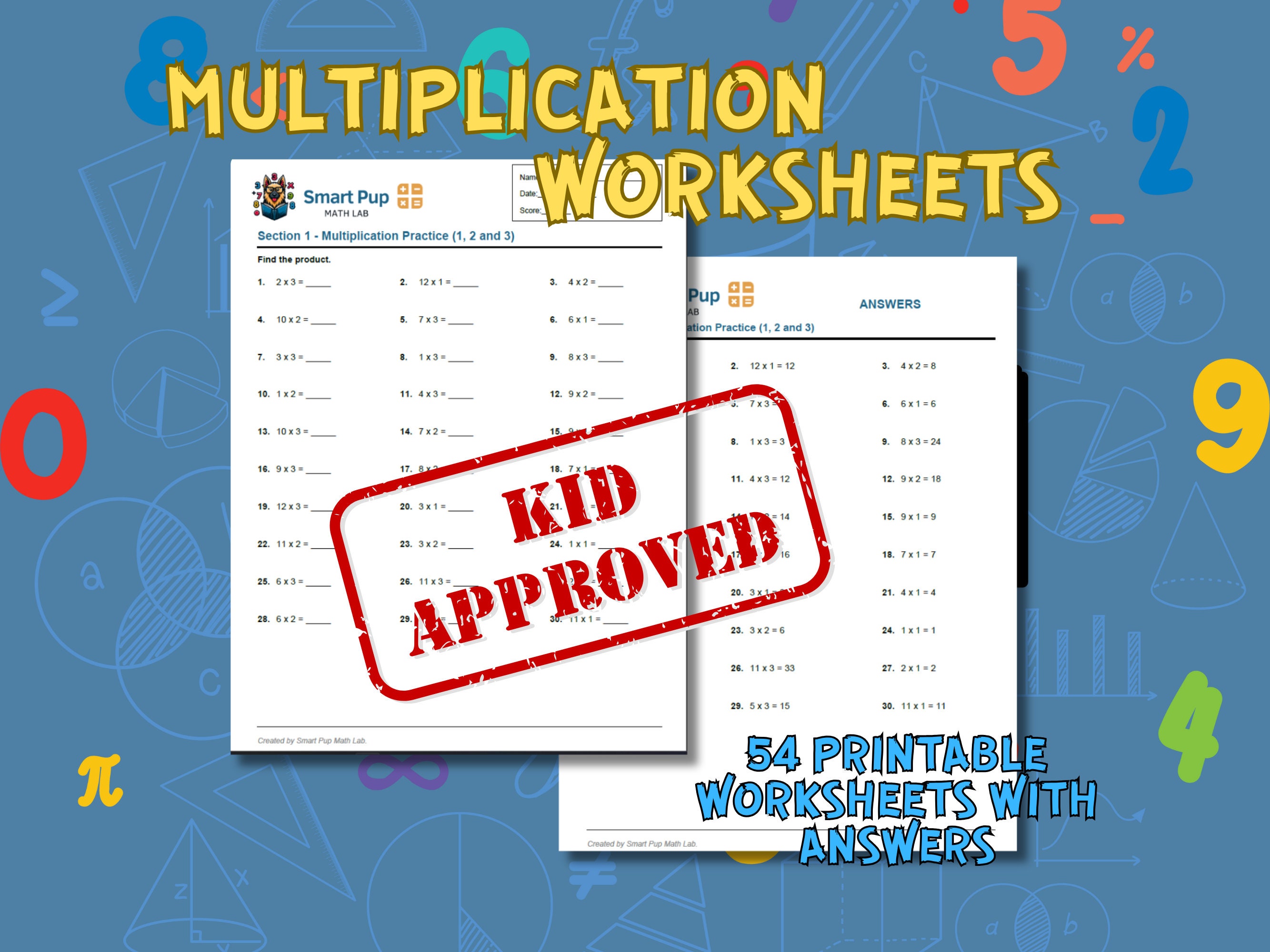 54 Multiplication Worksheets That Are Printable, Multiplication for ...