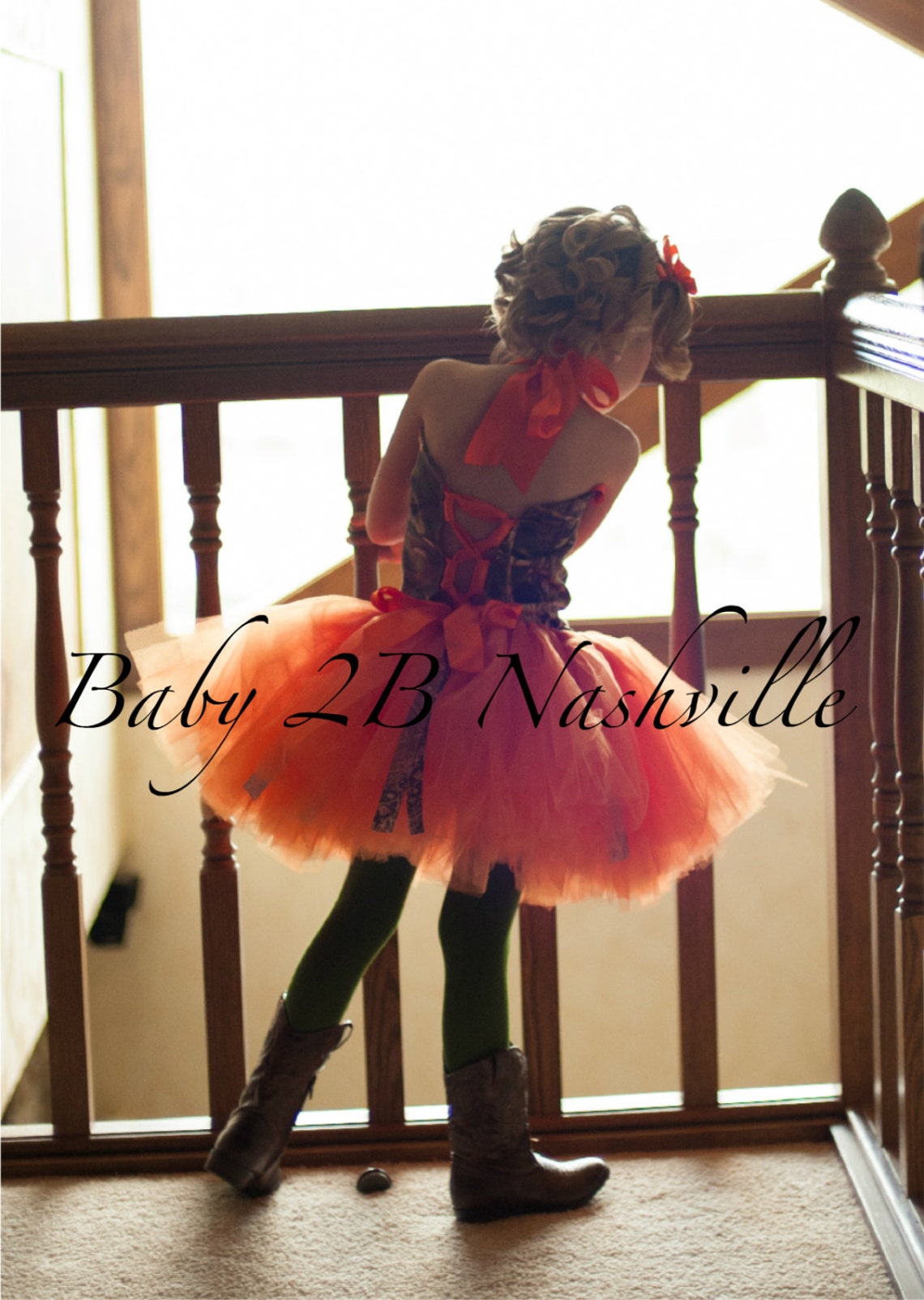 Orange Camo Flower Girl Dress Tutu Dress Party Dress - Etsy