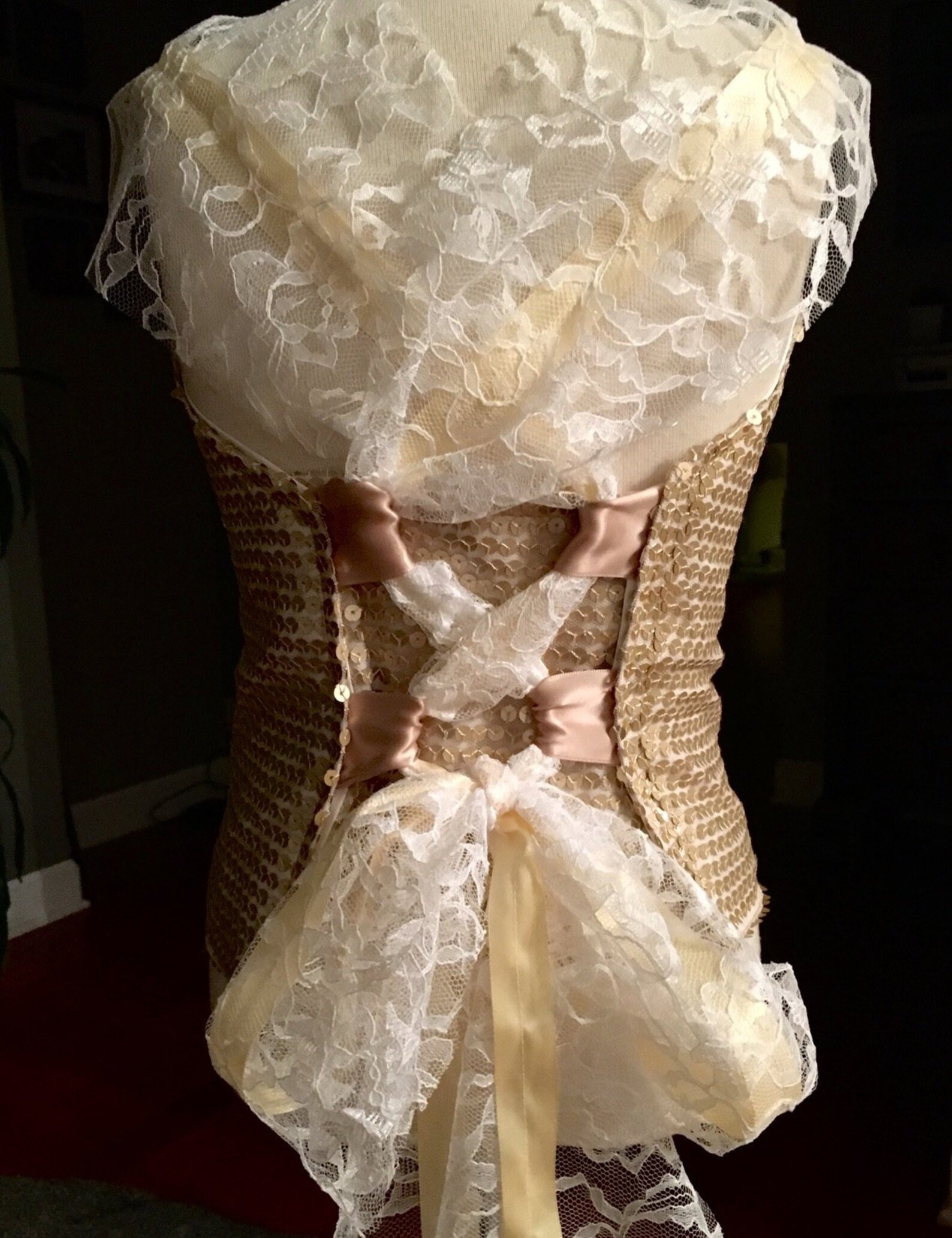 Modesty Panel Add on This Listing is Not for the Whole Dress - Etsy