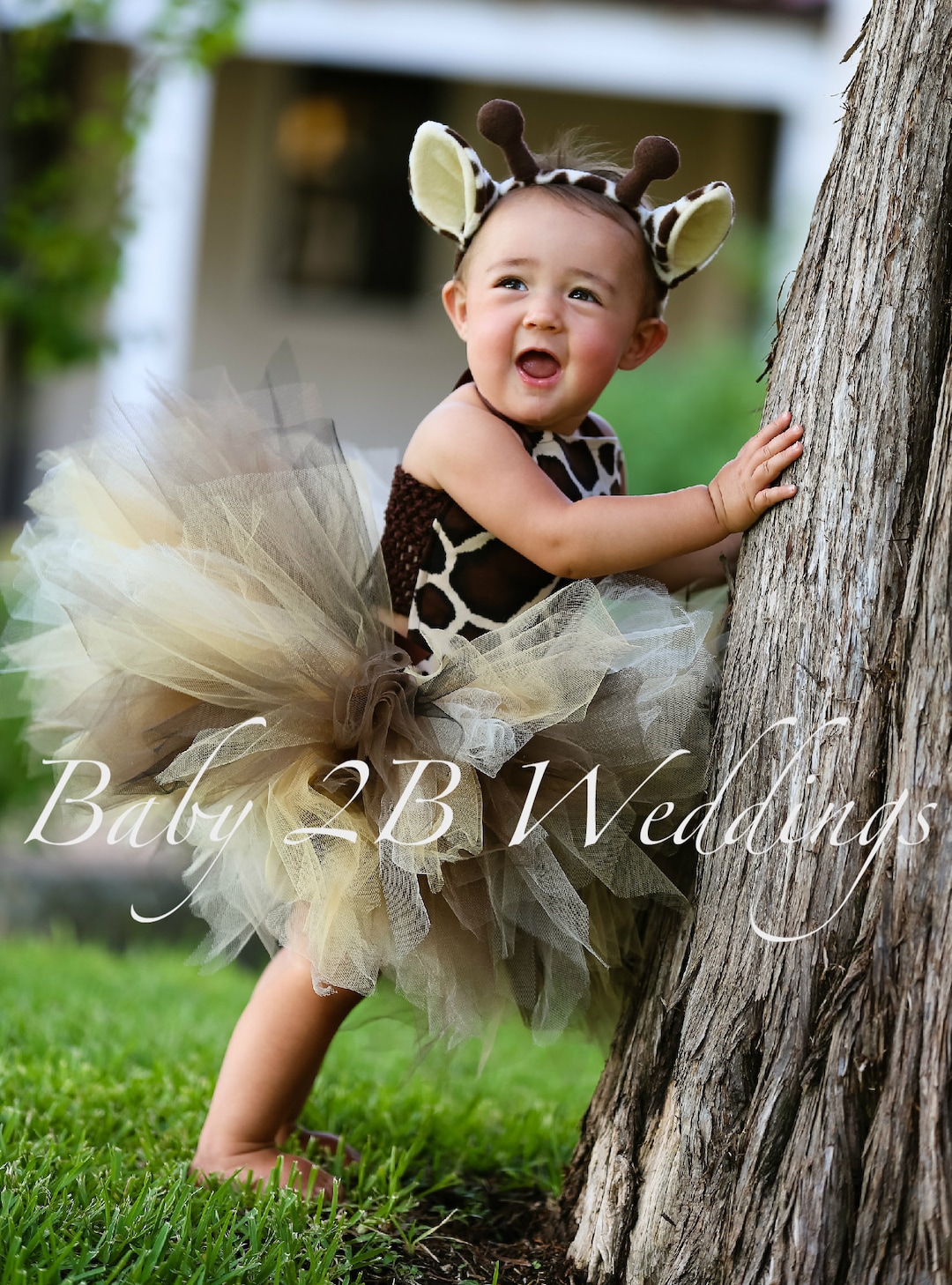 Baby Safari Giraffe Costume Tutu Includes Top / Skirt and Giraffe ...