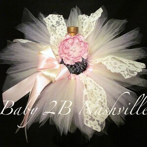 Lace Newborn Baby Tutu Set in Pink and Ivory ... Baby Shower ...