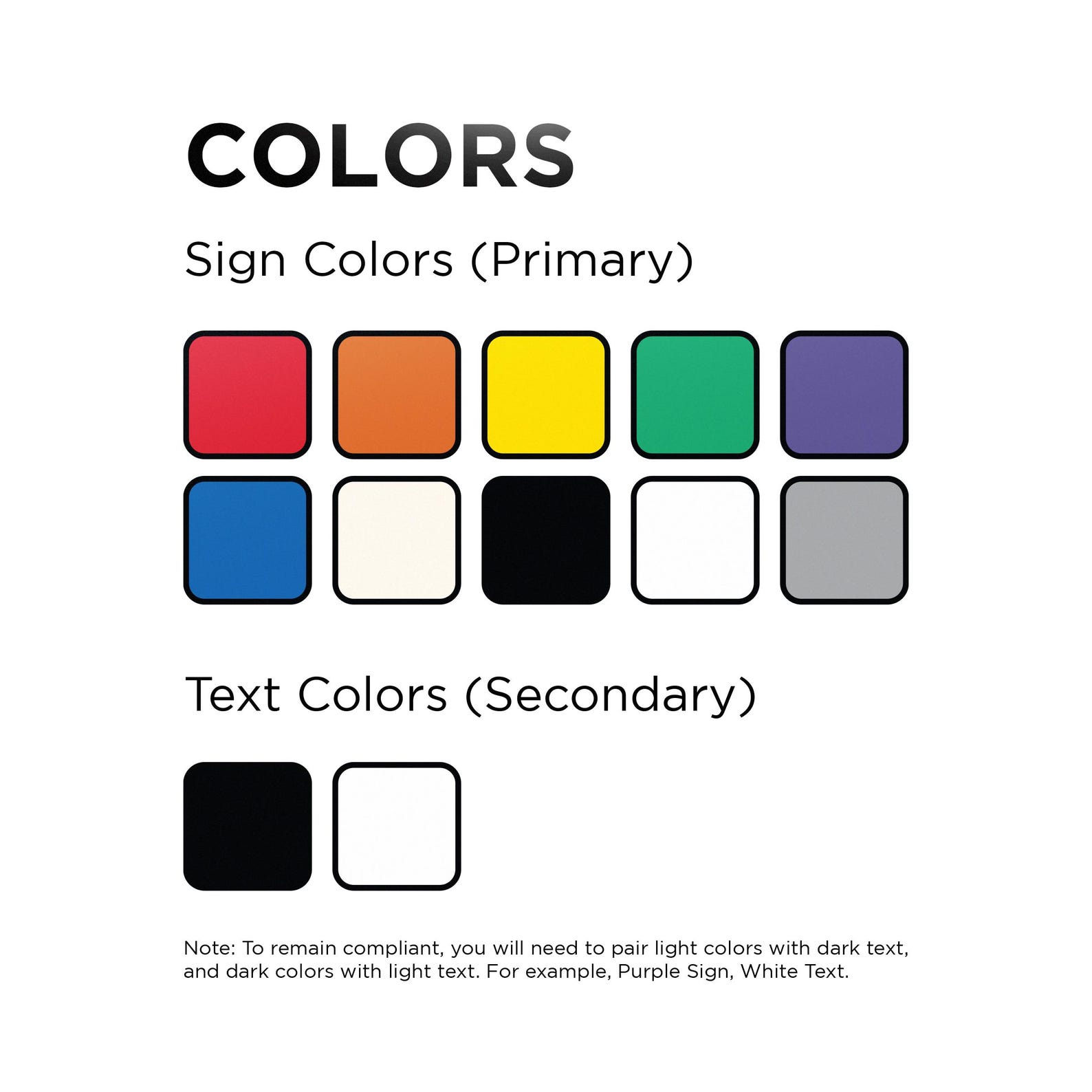 ADA Compliant Braille Stairs Sign Multiple Colors - Etsy