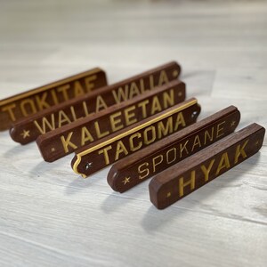 Washington State Ferry Hiyu Miniature Name Plaque - Etsy