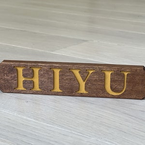 Washington State Ferry Hiyu Miniature Name Plaque - Etsy