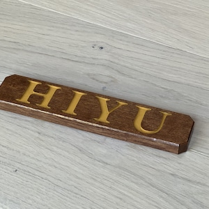 Washington State Ferry Hiyu Miniature Name Plaque - Etsy