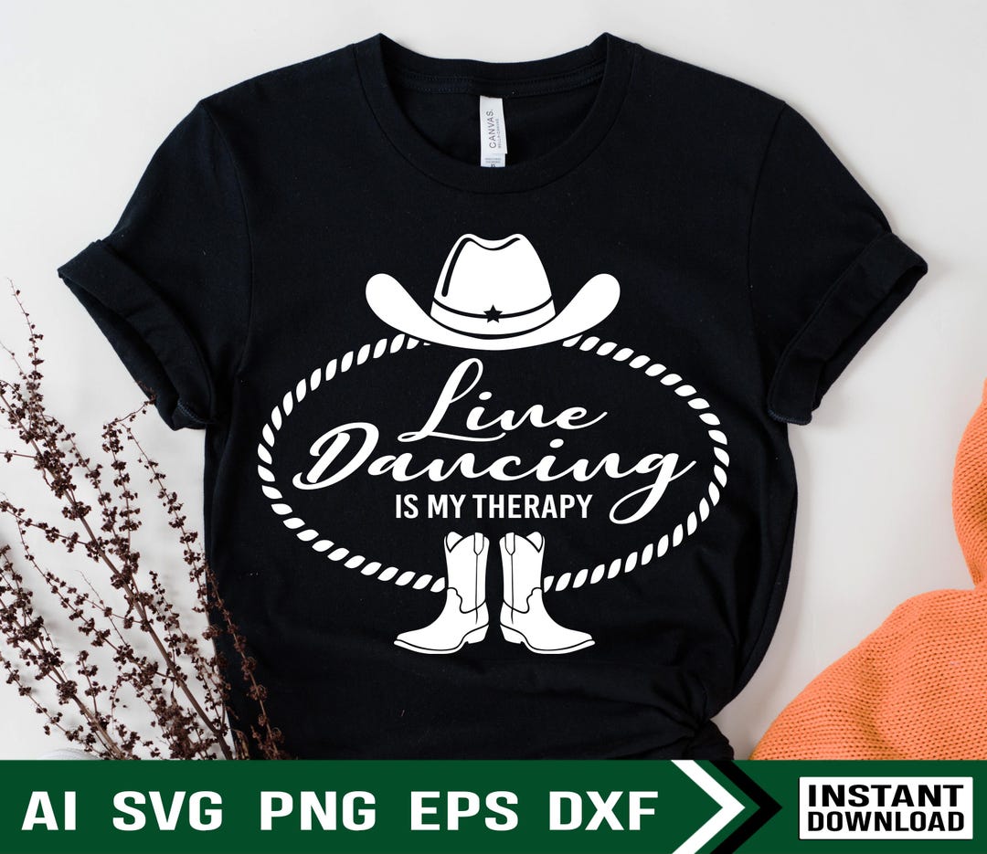 Line Dance SVG PNG | Dance Svg Cutfiles for Cricut | Boots on the ...