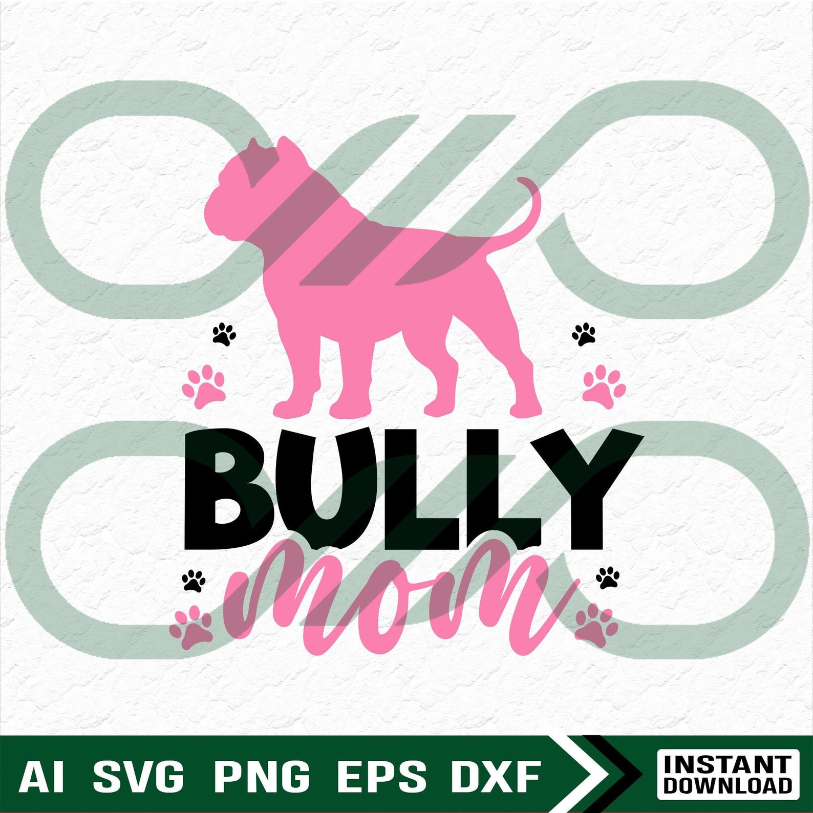 American Bully SVG PNG | American Bully Mom Svg Cutfiles for Cricut ...