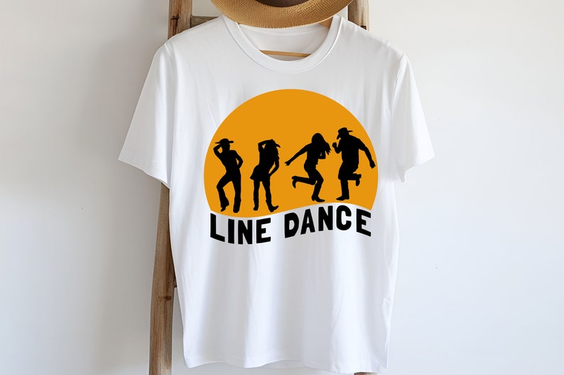 Line Dance Silhouette Svg Cut File for Cricut, Dancer Svg, Dance Team ...