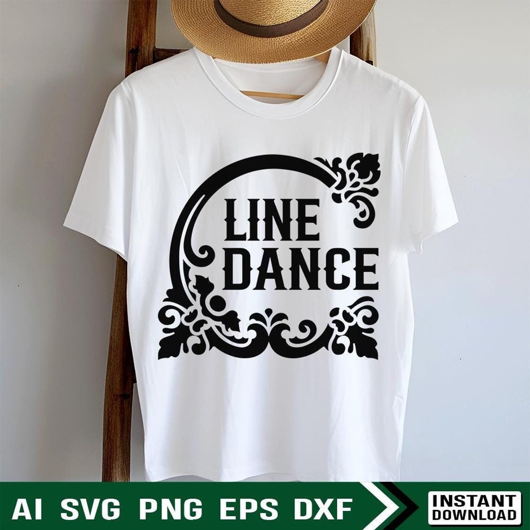 Line Dance SVG PNG | Line Dance Svg Cutfiles for Cricut | Line Dance ...