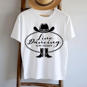 Line Dance SVG PNG | Dance Svg Cutfiles for Cricut | Boots on the ...