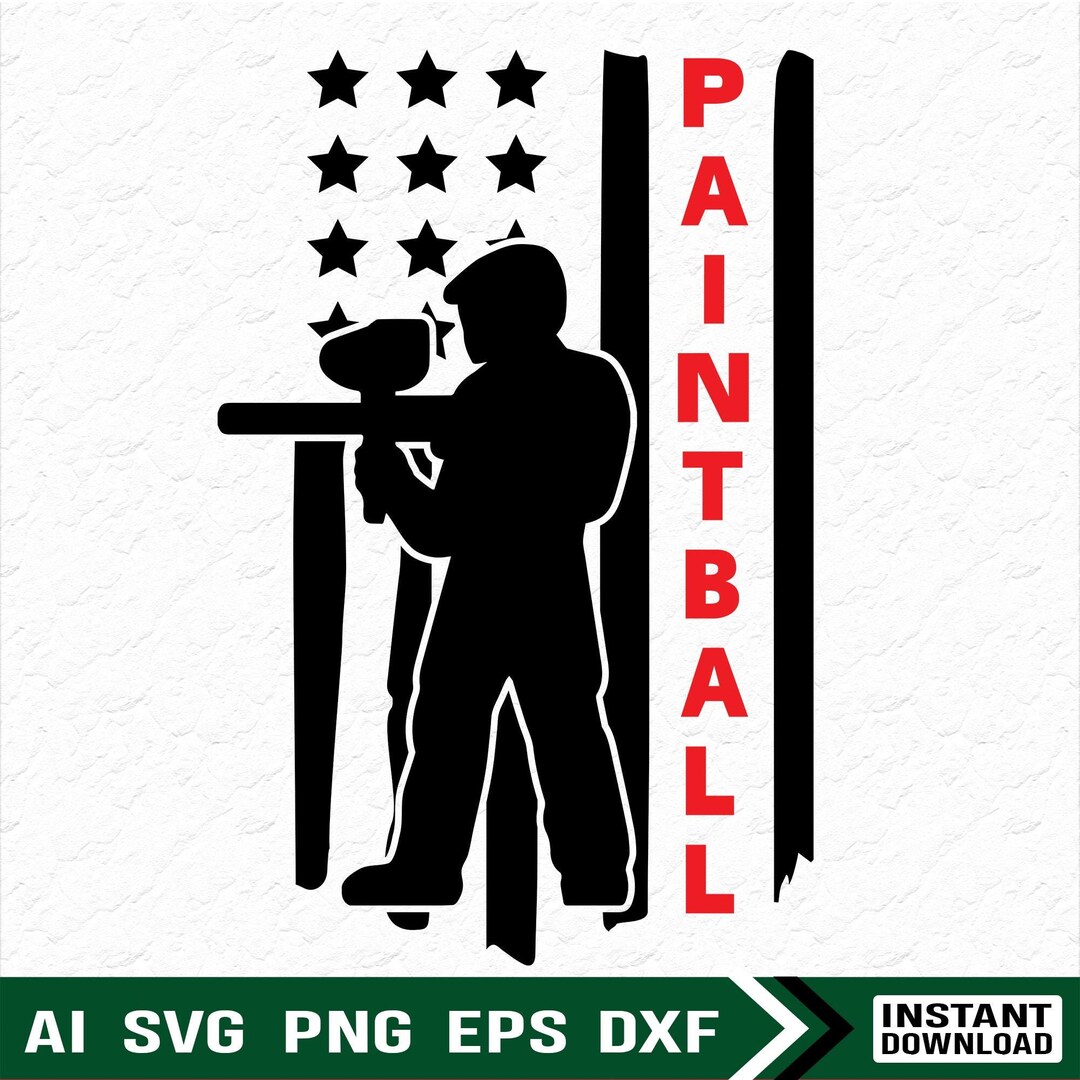 Paintball SVG, Combat Sports Svg, Paintball Clipart, Paintball Svg ...
