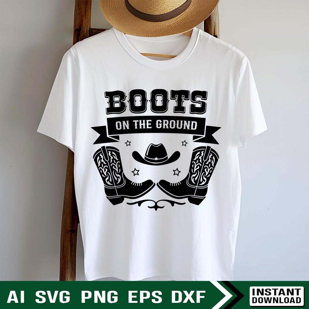 Boots on the Ground SVG PNG | Line Dance Svg Cutfiles for Cricut ...