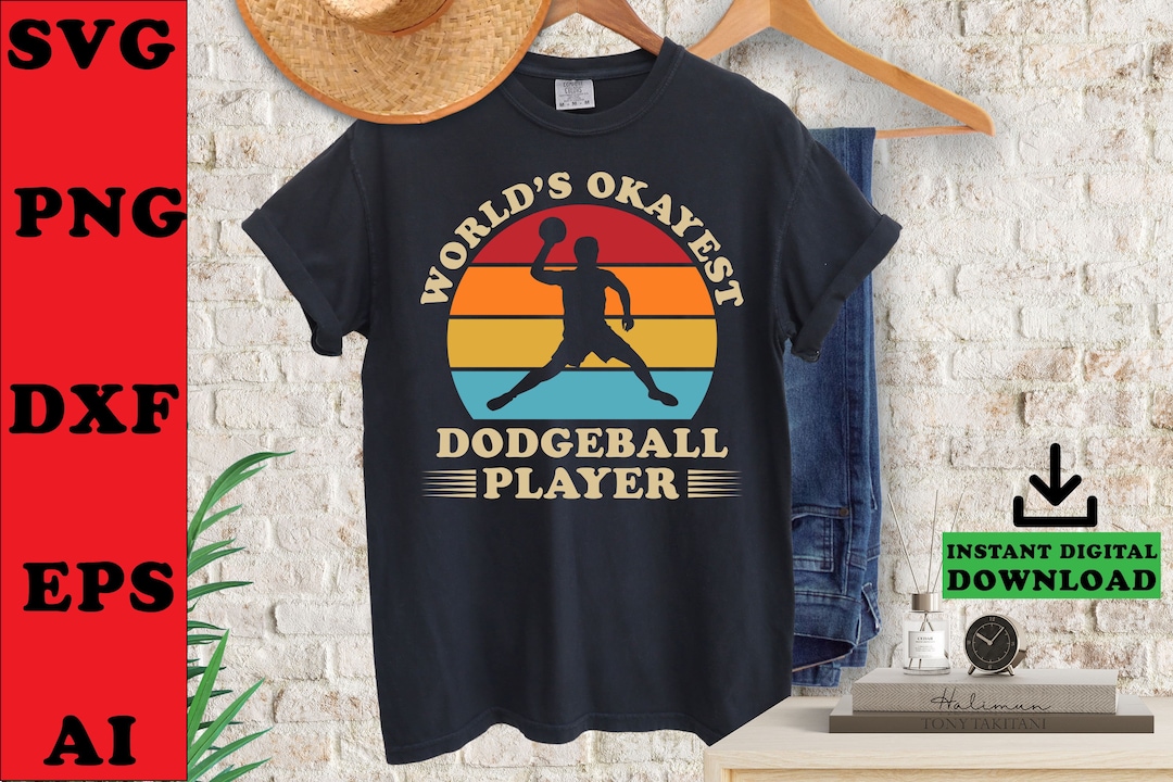Dodgeball Shirt Svg for Cut Files, Dodgeball Dad Svg, Dodgeball Player ...