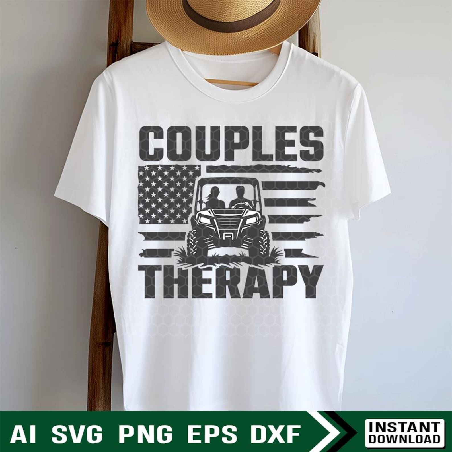 Utv Couples Therapy SVG PNG | UTV Svg Cutfiles for Cricut | Side by ...