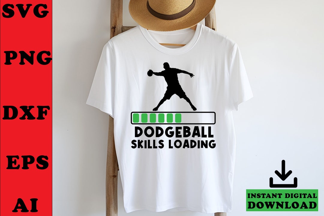 Dodgeball Shirt Svg for Cut Files, Dodgeball Dad Svg, Dodgeball Sport ...