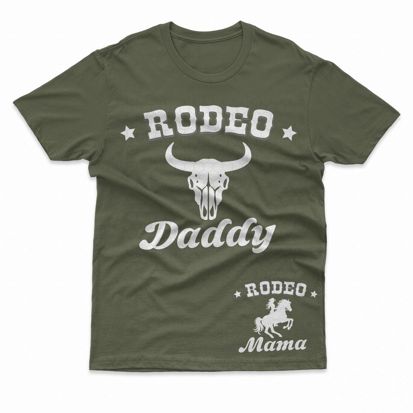 Rodeo Mama and Rodeo Daddy SVG PNG Western Shirt | Rodeo Svg Cutfiles ...
