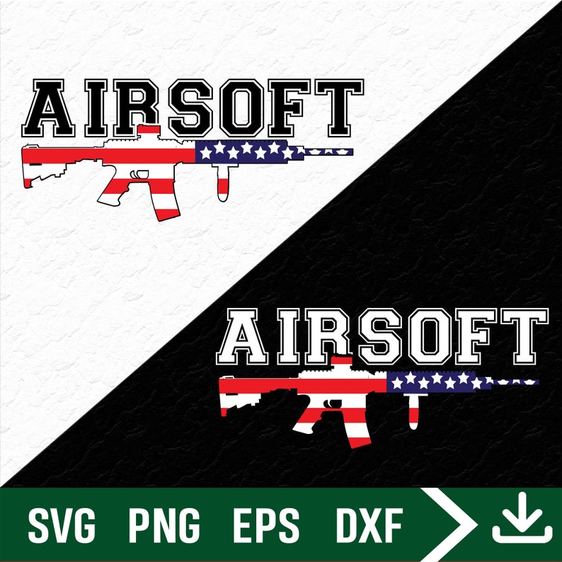 Airsoft Player Svg, Airsoft Svg Cricut Cut File, Born to Play Airsoft ...