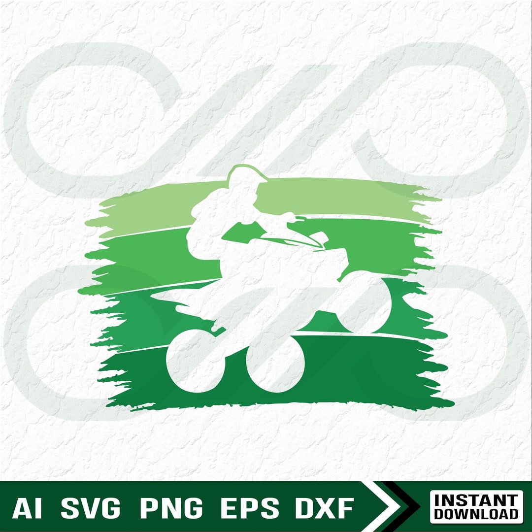ATV Four Wheeler Svg Png, ATV Vector Svg Cut Files, ATV Quad Bike Svg ...