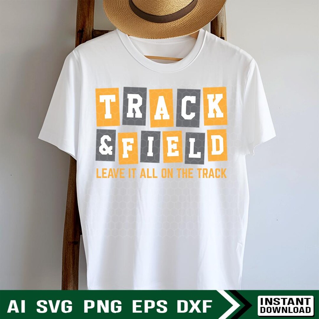 Track and Field SVG PNG | Track and Field Svg Cutfiles for Cricut ...