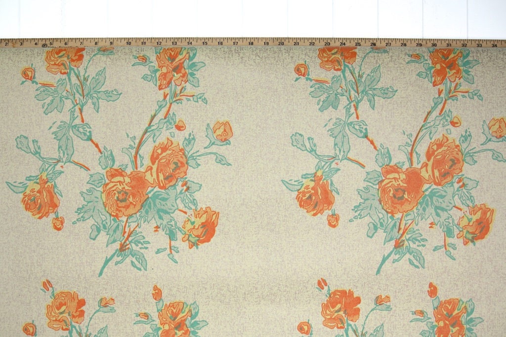 1940s Vintage Wallpaper by the Yard Vintage Kraft Paper | Etsy
