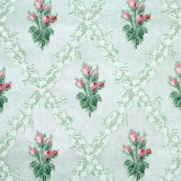 Pink and Mint Green Wallpaper - Etsy