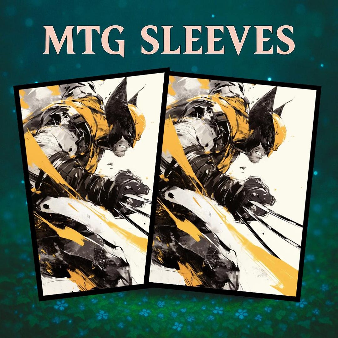 Wolverine Matte Card Sleeves, Marvel Hero Sleeves, Card Protectors for ...