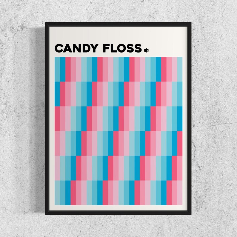 Candy Floss – Home/office Decor Wall Art Print Poster - Etsy