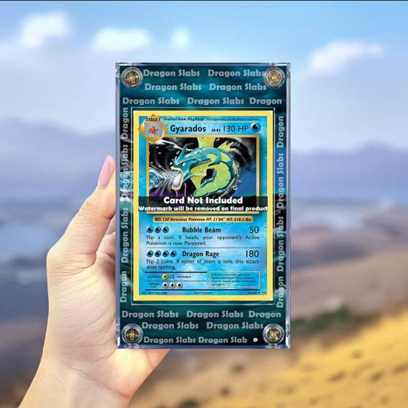 Pokemon Gyarados Base Set Extended Artwork Case - Etsy